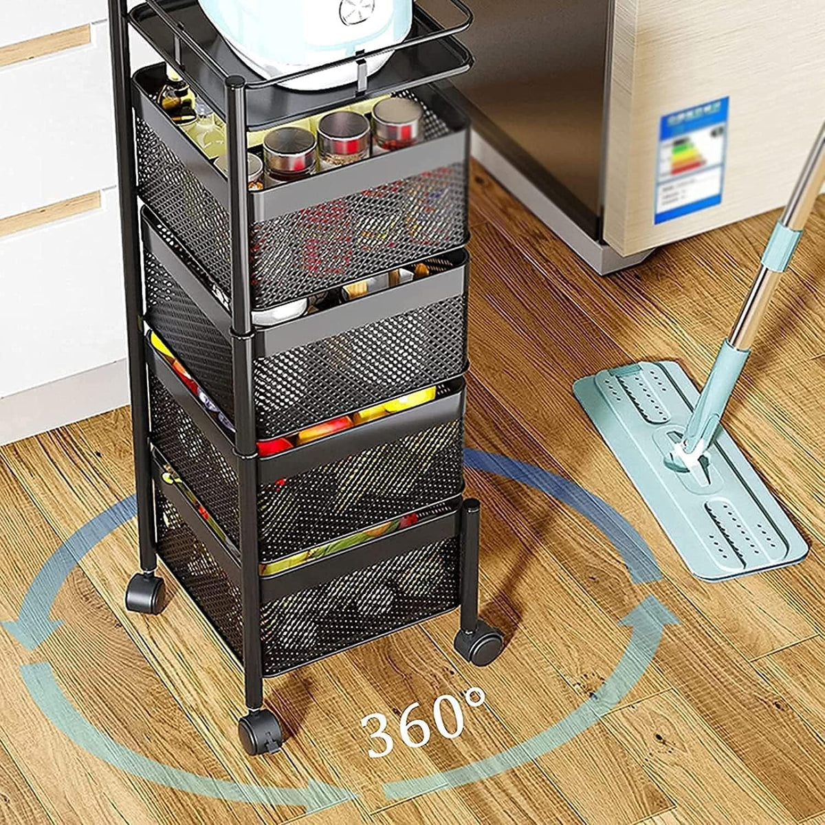 Rotating Multi-Layer Kitchen Shelf – Bakeware.pk