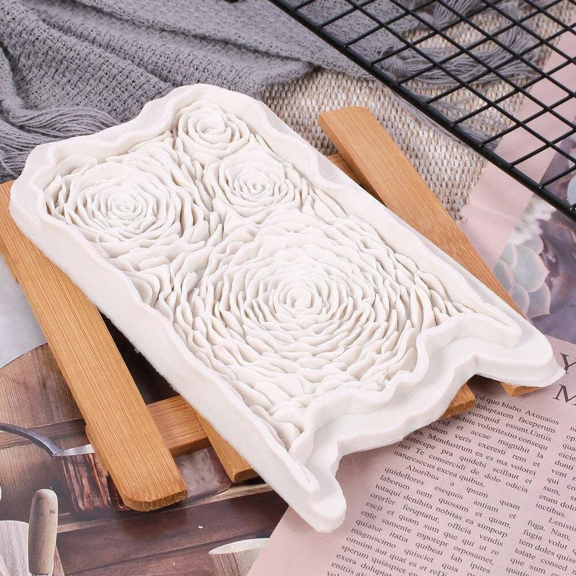 Rose Cake Border Silicone Mold – Bakeware.pk