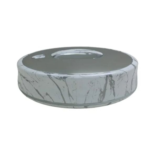 HotPot 5Ltr Oval White+Silver – Bakeware.pk