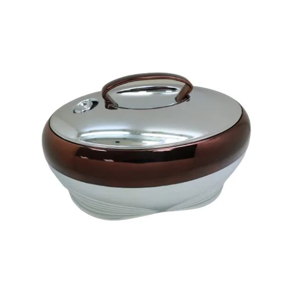 HotPot 5Ltr Chocolate+Silver – Bakeware.pk