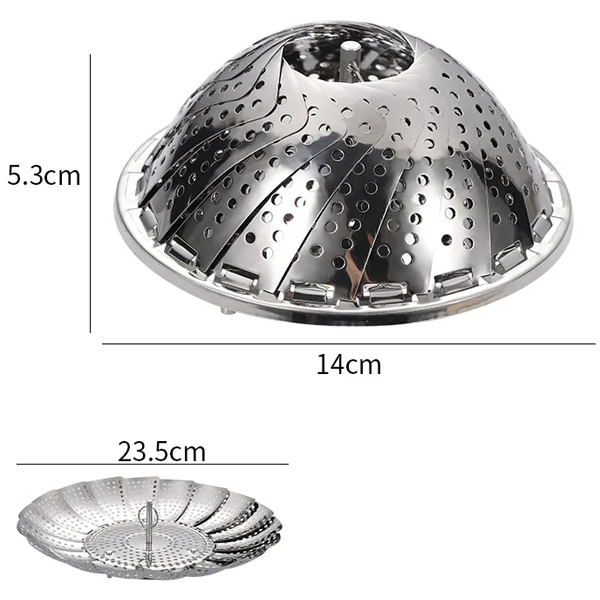 Folding Flower Steamer Stainless Steel – Bakeware.pk