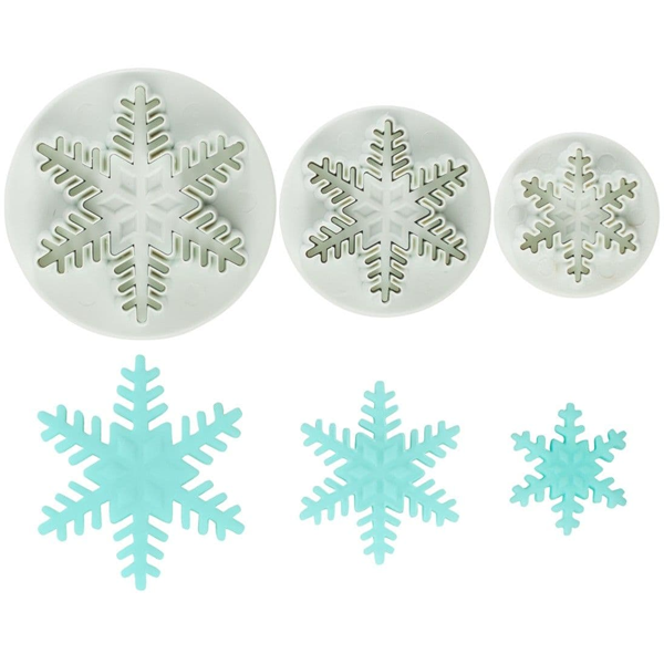 Snowflake Plunger Cutter – Bakeware.pk