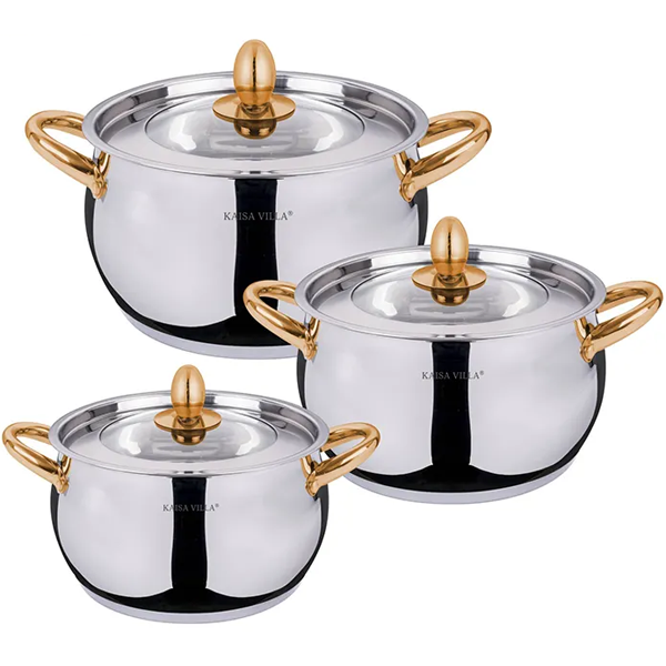 Stainless Steel Induction Bottom Cookware Set – Bakeware.pk