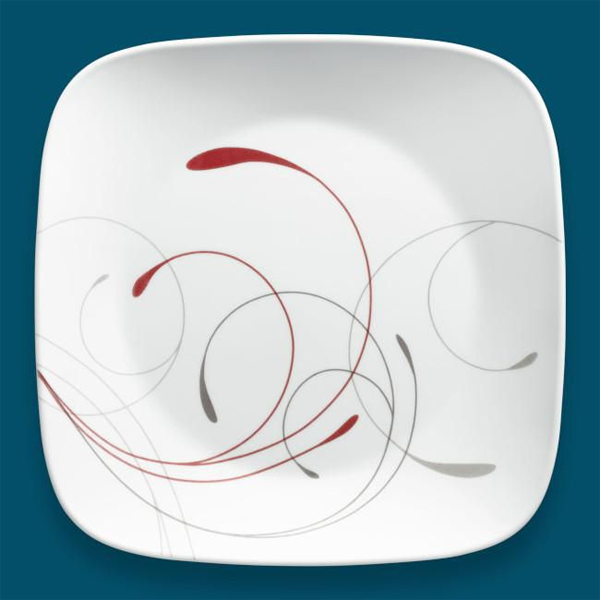 Corelle Splendor Dinner Plate 10.5" Square – Bakeware.pk