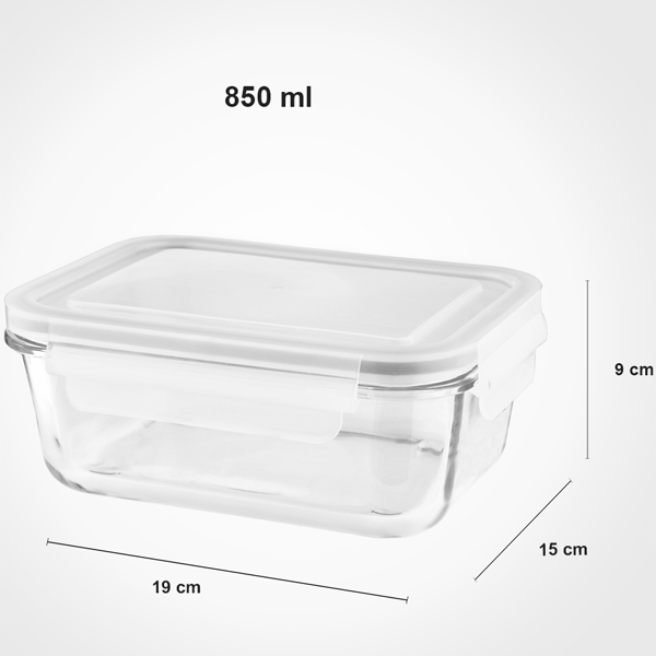 Limon Glass Container 850ml – Bakeware.pk