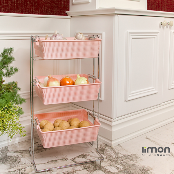 Limon 3 Floor Rectangle Onion Rack – Bakeware.pk