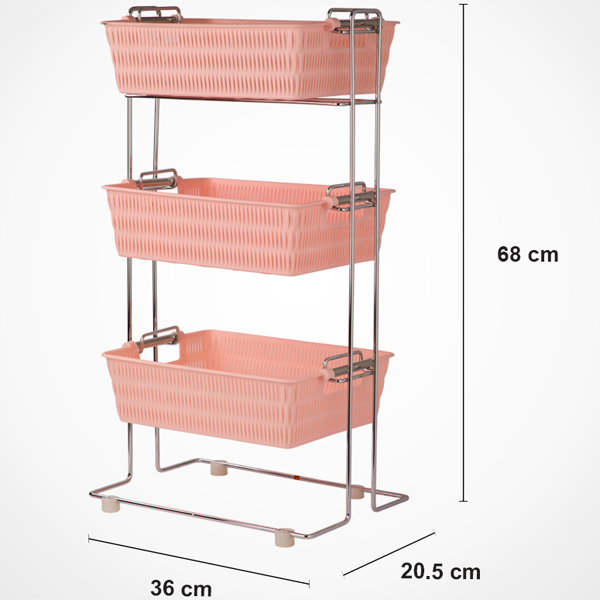Limon 3 Floor Rectangle Onion Rack – Bakeware.pk