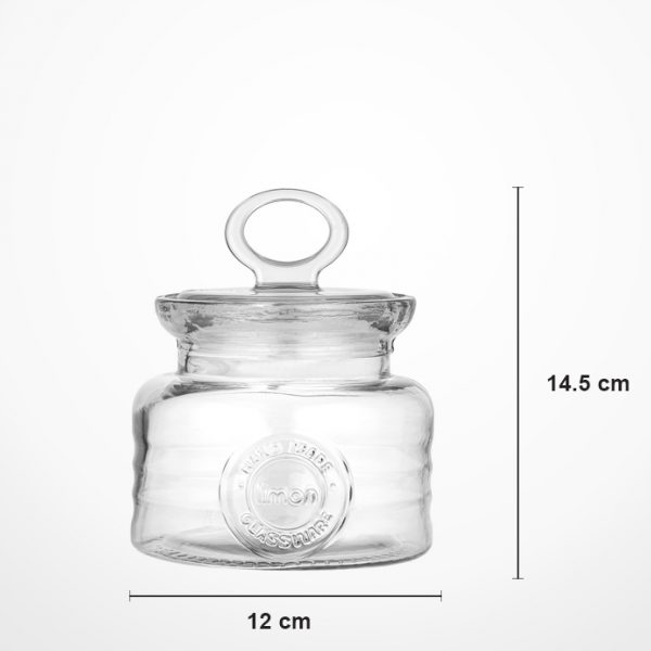 Limon Rustic Glass Jar 700ML – Bakeware.pk