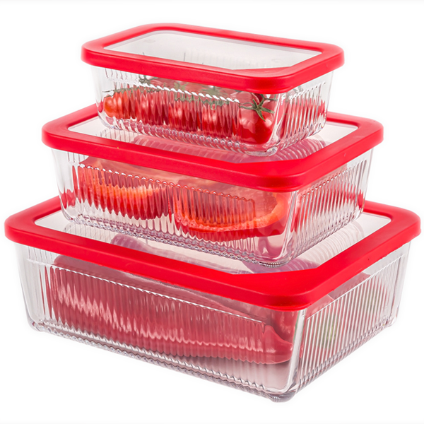 Limon Rectangle Glass Container – Bakeware.pk