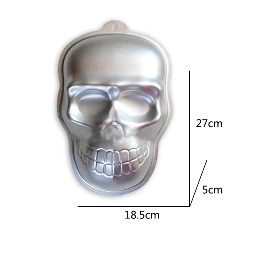 Skull Aluminum Cake Mold – Bakeware.pk