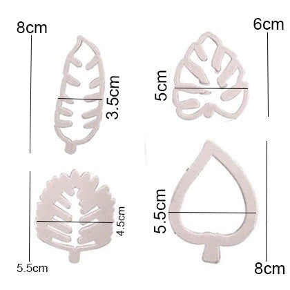 Tropical Leaves Fondant & Cookie Cutter – Bakeware.pk