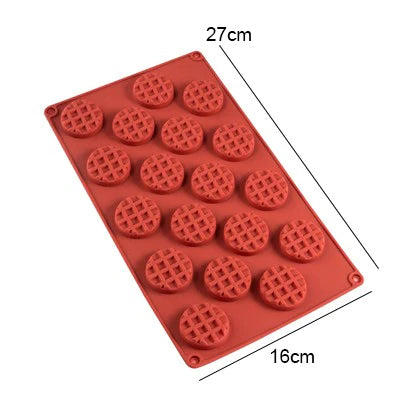 Round Waffle Silicone Mold – Bakeware.pk