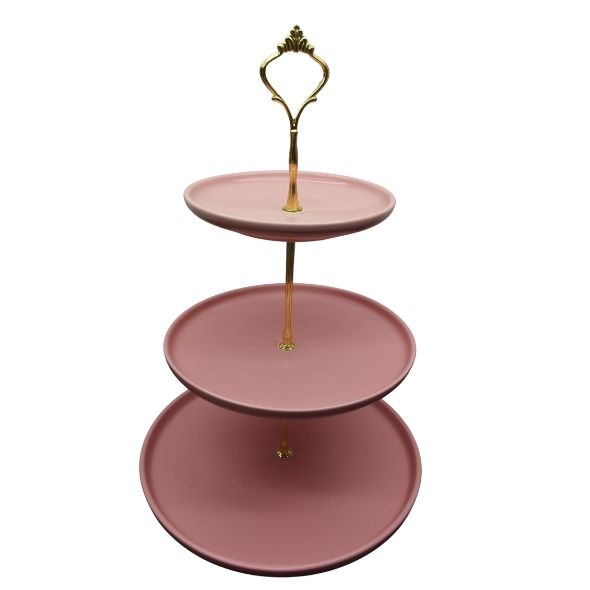 3-Tier Round Serving Platter – Bakeware.pk