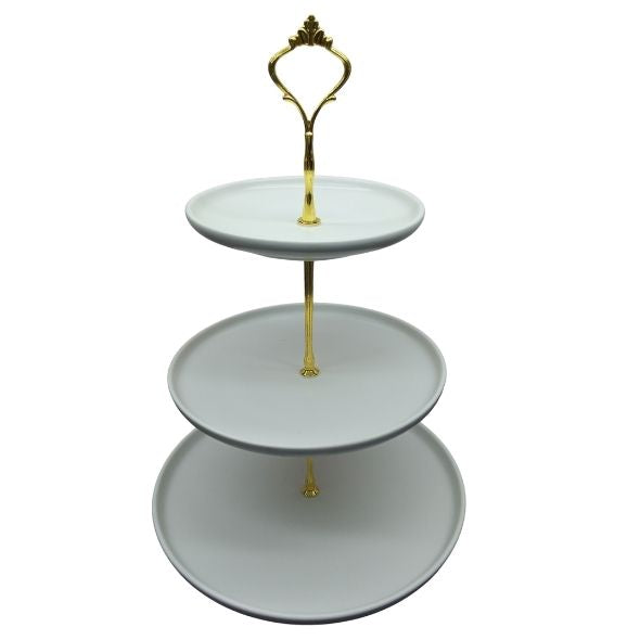 3-Tier Round Serving Platter – Bakeware.pk